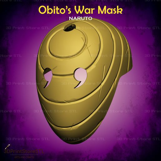 🎨 Obito War Mask from Naruto Shippuden - Fan Art 3D print model・ 3D ...