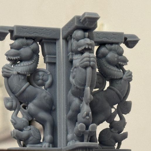 🗿 Yazhi Sculpture Pillar 3D model・ STL File for 3D printing・Cults