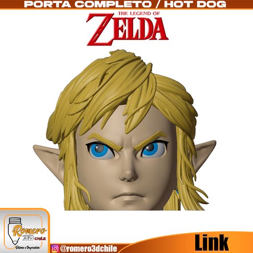STL file New Zelda Link Complete Holder 🆕 ・3D printer model to download ...