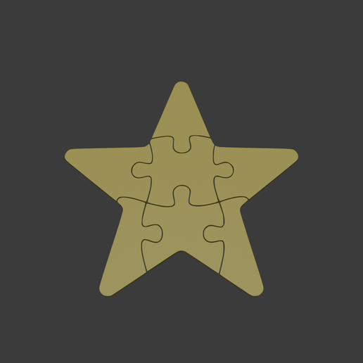 3d printable star