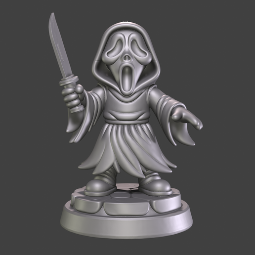 🎬 Scream from the movie・ STL File for 3D printing・Cults