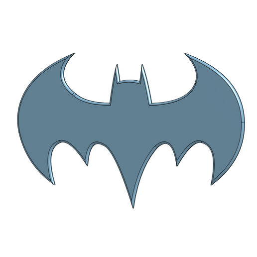🖨️ Batgirl Chest Emblem・ STL File for 3D printing・Cults