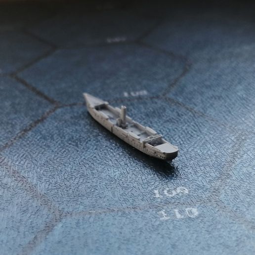STL file Corvette "Kaimon" 1/1800 🛥️ ・3D print model to download・Cults