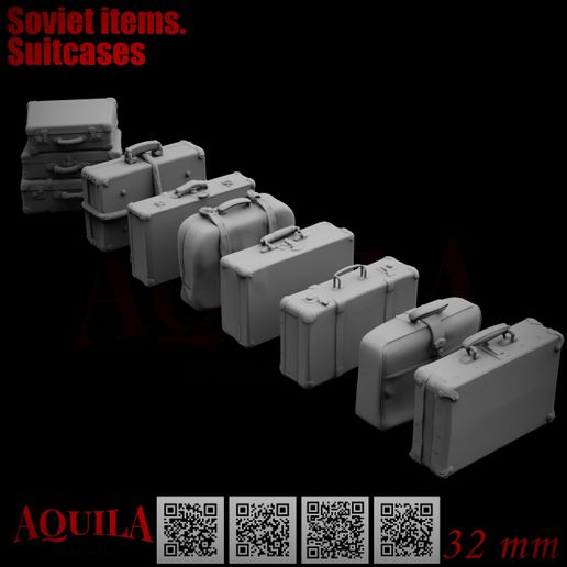 3D file Soviet items. Suitcases 🎲 ・3D printing design to download・Cults