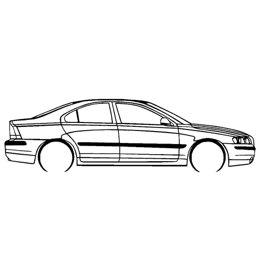 STL file Volvo S60 🚗 (DXF)・3D printer model to download・Cults