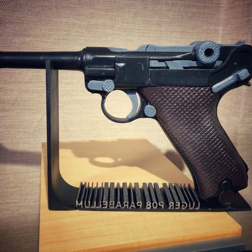 Download file Luger P08 "Parabellum". • 3D print template ・ Cults