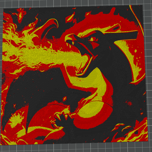 Free STL file HueForge Charizard Shiny Pokémon 🐉 (3MF)・3D print model ...