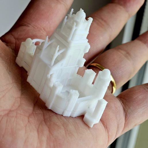 🏰 Masyaf Castle – Nano STL for Tabletop Gaming, Miniature Painting and ...