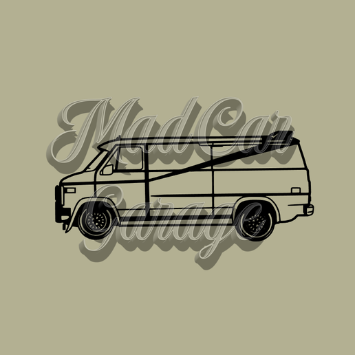 🚐 A-Team Van・ STL File for 3D printing・Cults