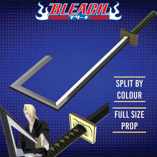 🗡️ Wabisuke Shikai – Full Scale Zanpakutō Prop Replica (Bleach)・Free ...