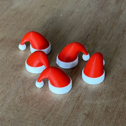 🎅 MINI SANTA HAT・ STL File for 3D printing・Cults
