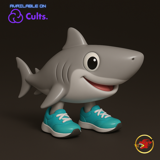Tralalero Tralala - Animated 🌊🐟・ STL File for 3D printing・Cults
