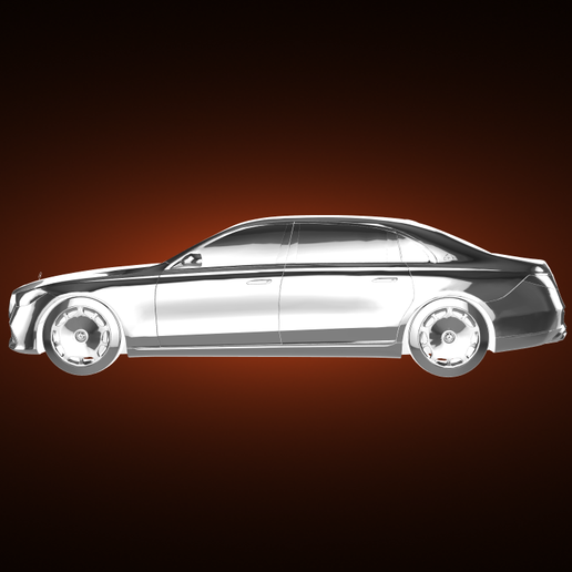 STL file 2021 Mercedes-Maybach S-Class 🏠 ・3D printer design to download ...
