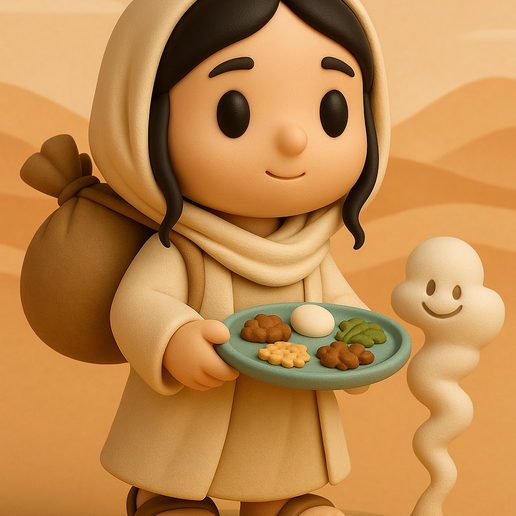 🎨 Exodus Companions – Passover Chibi Figures・Free STL File for 3D ...