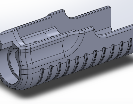 🔚 Fore end for Alpha King Super Shorty (Serbu) - Remington M870 R2・ STL ...