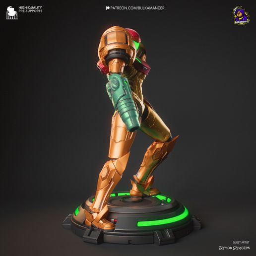 ☣️ Samus Aran | Metroid | 250mm・ 3D File for 3D printing・Cults
