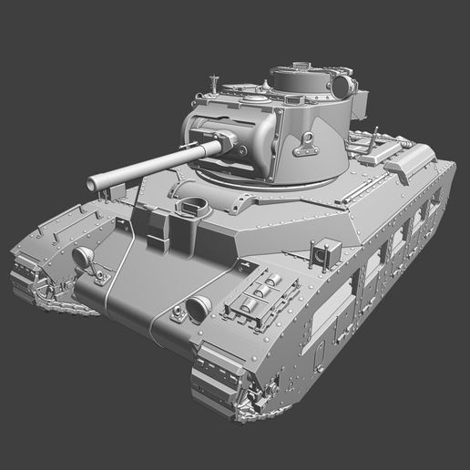 STL file British A12 Infantry Tank Matilda II and Matilda (CDL) Canal ...