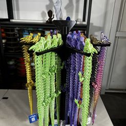 3D printable Articulated Dragon - Retail & Merchandising Counter Stand ...