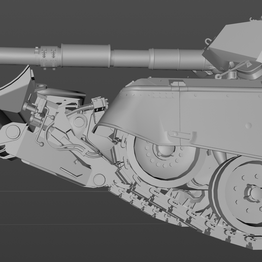 🐆 German Leopard 1A5 tank digital 3D model material・ OBJ File for 3D ...