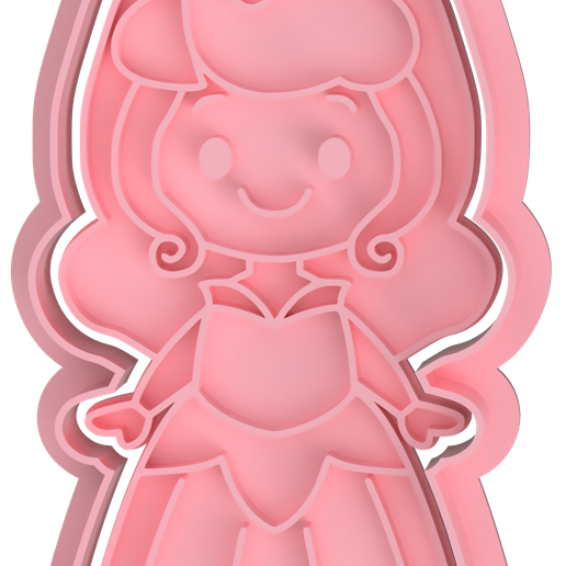STL file PRINCESS AURORA CUTTER FOR COOKIES AND FONDANT 👸 ・3D printable ...