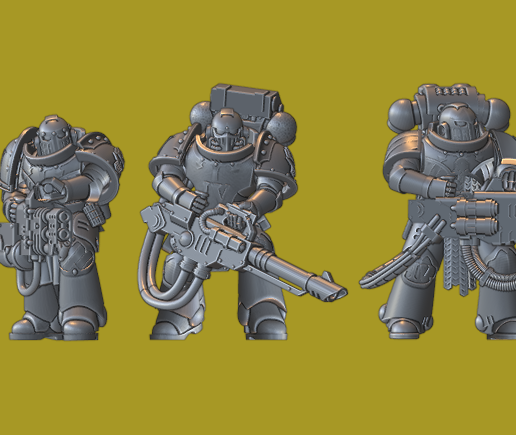 3D file Iron Warriors Heavy Support Platoon. ⚔️ ・Template to download ...