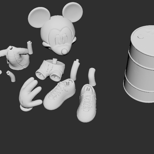 🐁 Mickey mouse Urban Vibes - Disney・ STL File for 3D printing・Cults
