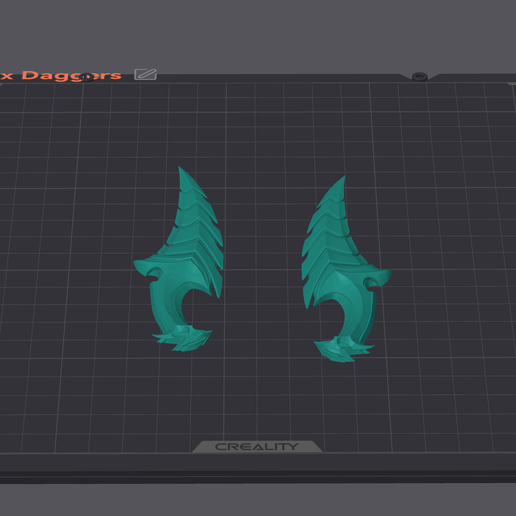 STL file Helix Daggers - VALORANT - Ready to Print 🔪 ・3D printing idea ...