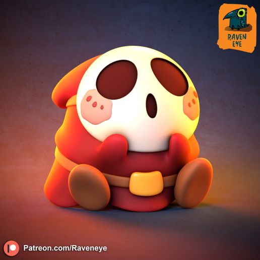 shy guy without mask