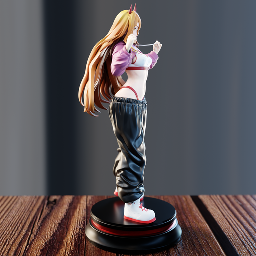 🪚 Chainsaw Man Power・ 3D File for 3D printing and CNC machining - Laser ...