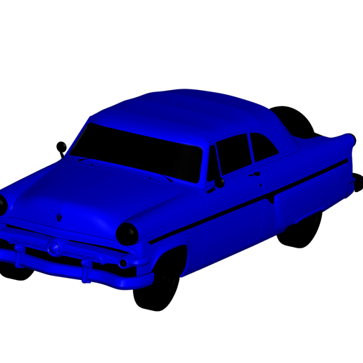 🚙 Ford Crestline 1955・ 3D File for 3D printing・Cults
