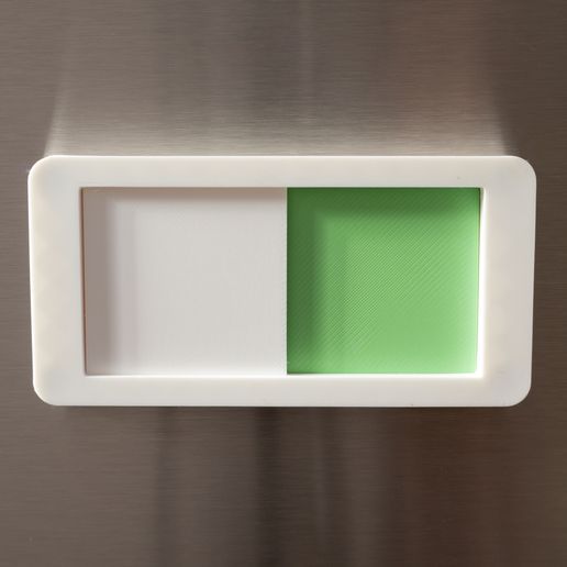 Free 3MF file Dishwasher status slider, magnetic 🧲 (STEP)・Design to ...