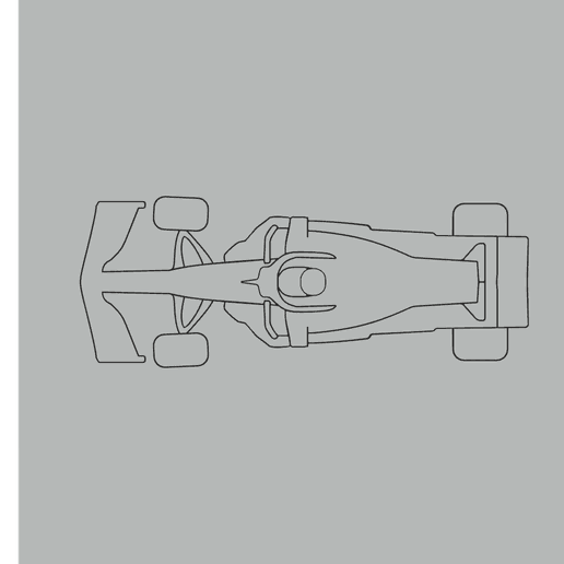 🔝 La mejor silueta de la Fórmula 1・Archivo STL para Impresión 3D y ...