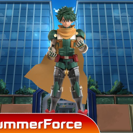 👾 Armored Deku - My Hero Academia・ STL File for 3D printing・Cults