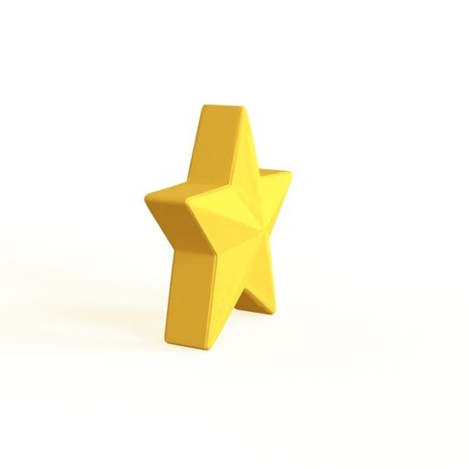 ⭐ Star・Free STL File for 3D printing・Cults
