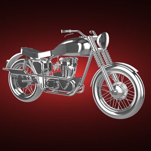 STL file Matchless G80CS 1966 🏍️ ・Model to download and 3D print・Cults