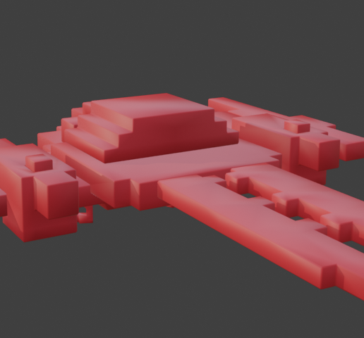 🧑‍ ️ Pixel Pilot 3D Model - Fortnite Retro Arcade Plane STL・ STL File ...
