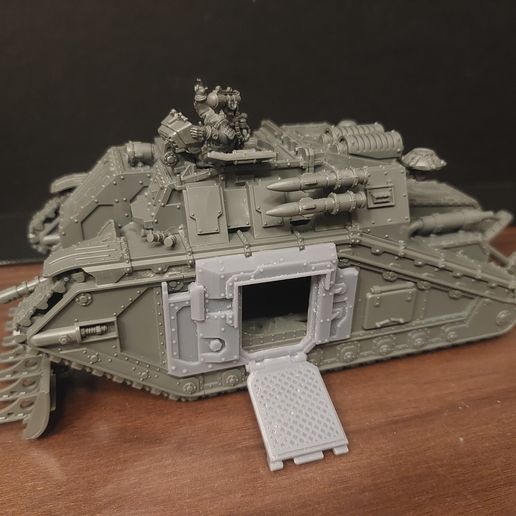 🪖 Dracosan Openable Side Hatch・ STL File for 3D printing・Cults