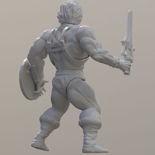 🤴 He-Man 1982 figure Printable・ 3D File for 3D printing・Cults