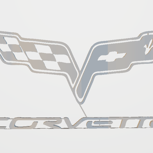corvette vector logo
