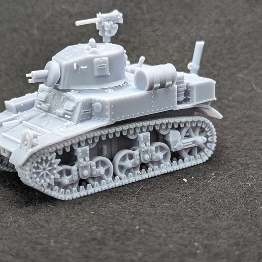 🎲 M3A1 Stuart Satan (flamethrower) (US, WW2)・ 3D File for 3D printing・Cults