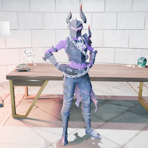 3D file Knightmare fortnite + textures 🔫 ・3D printer design to download ...