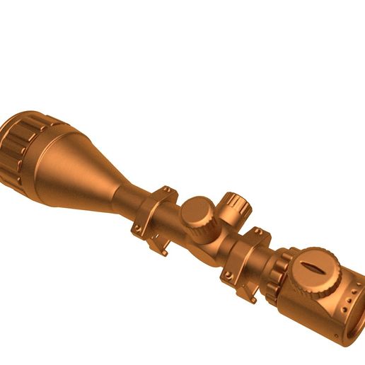 📁 Tactical Scope STL File / gun scope / gun scope stl / scope printer ...