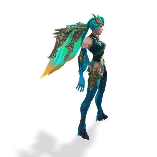 STL file Lagoon Dragon Kai'Sa League of Legends 3D print model 🐉 ・3D ...