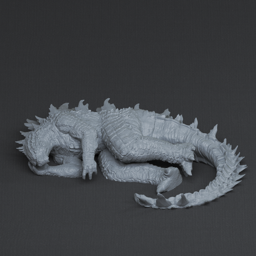 💤 Godzilla EVOLVED sleep Coliseum - NEW EMPIRE-・ STL File for 3D printing・Cults