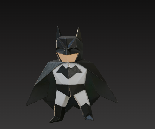 🃏 Batman In Origami Style・ STL File for 3D printing・Cults