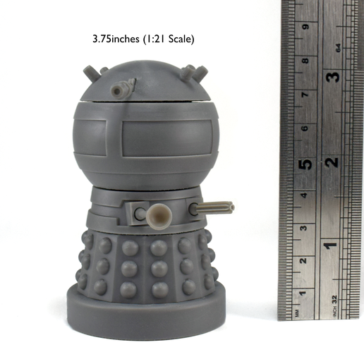 3D file TV21 Comics Dalek Emperor - 1:21 Eaglemoss Scale - Figurine 🛰 ...
