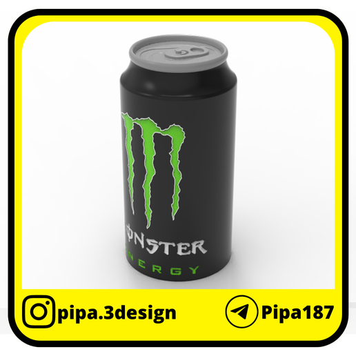 monster can dimensions