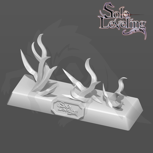 🗡️ Antares Fang Stand fo epilogue dagger from Solo Leveling 3d model ...