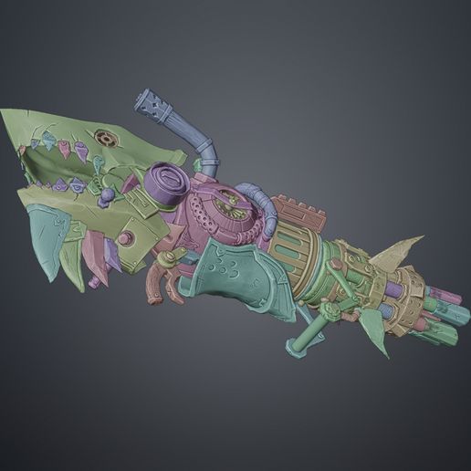 🦏 Arcane - Jinx Rhino Gun・Archivo 3D para Impresión 3D・Cults