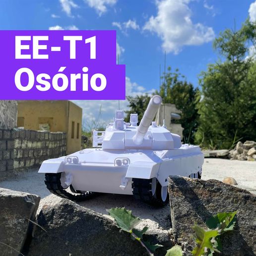 🪖 EE-T1 Osório・ 3D File for 3D printing・Cults